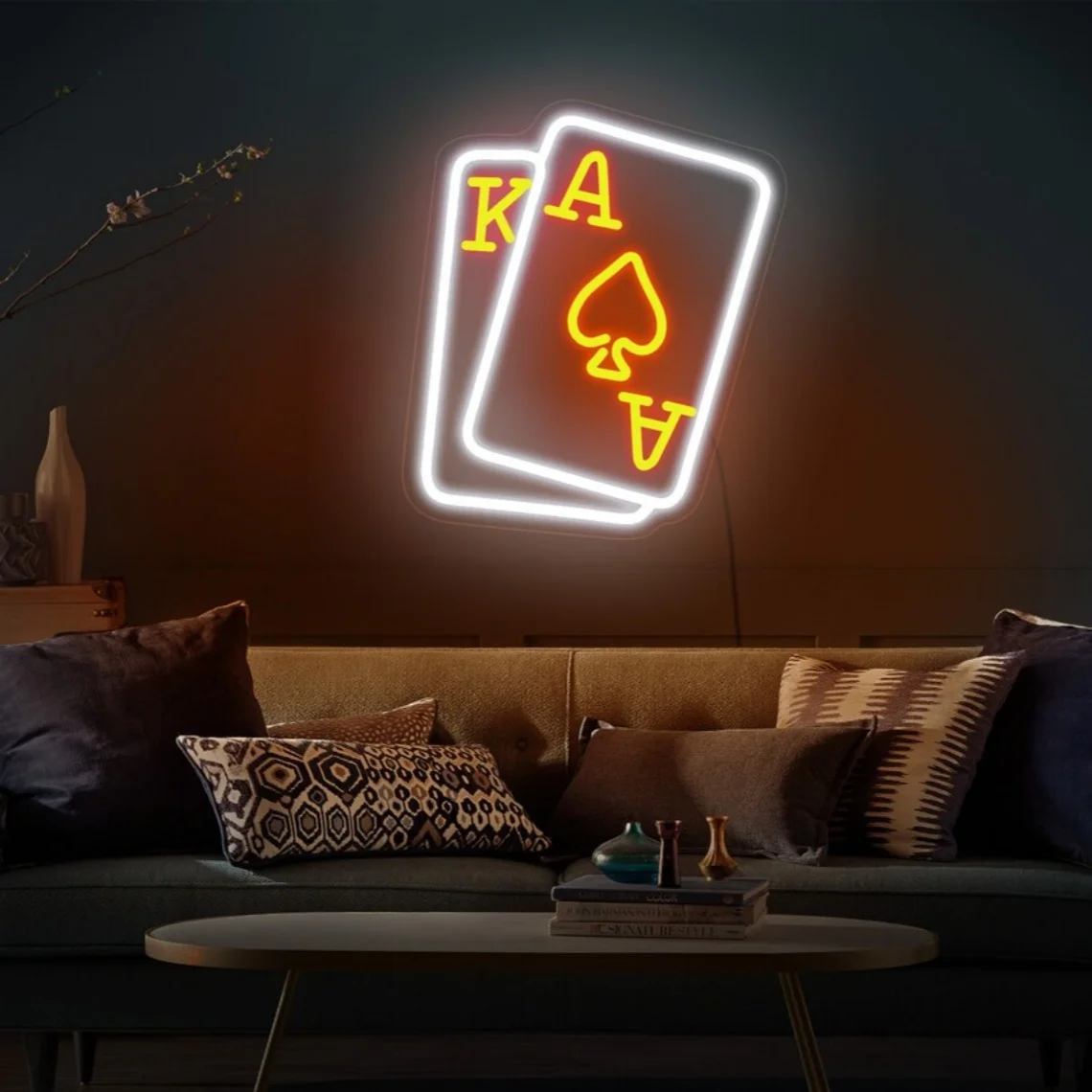 Poker-Room-Neon-Sign-Decor-Cards-Neon-Sign-Cards-Led-Sign-Cards-Wall ...