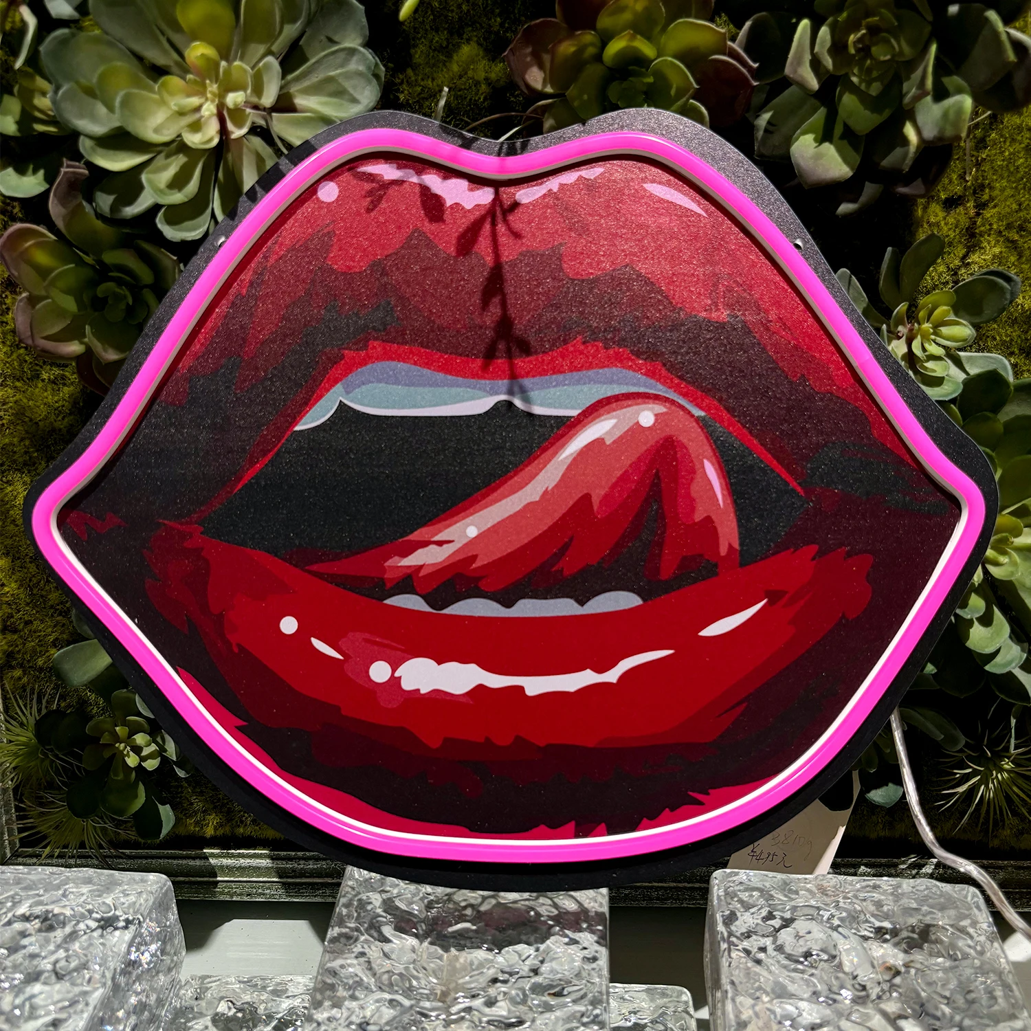 Sexy lips neon sign for Home porch man cave drinking party atmosphere ...