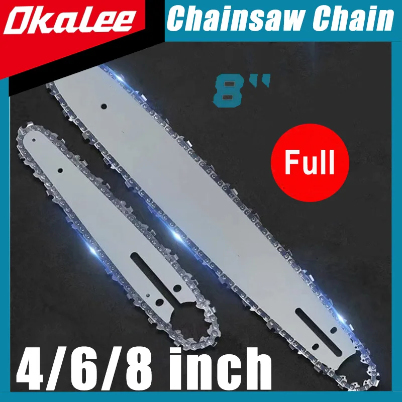 4-6-8-Inch-Electric-Chain-Saw-Guide-Replacement-Mini-Steel-Chainsaw ...