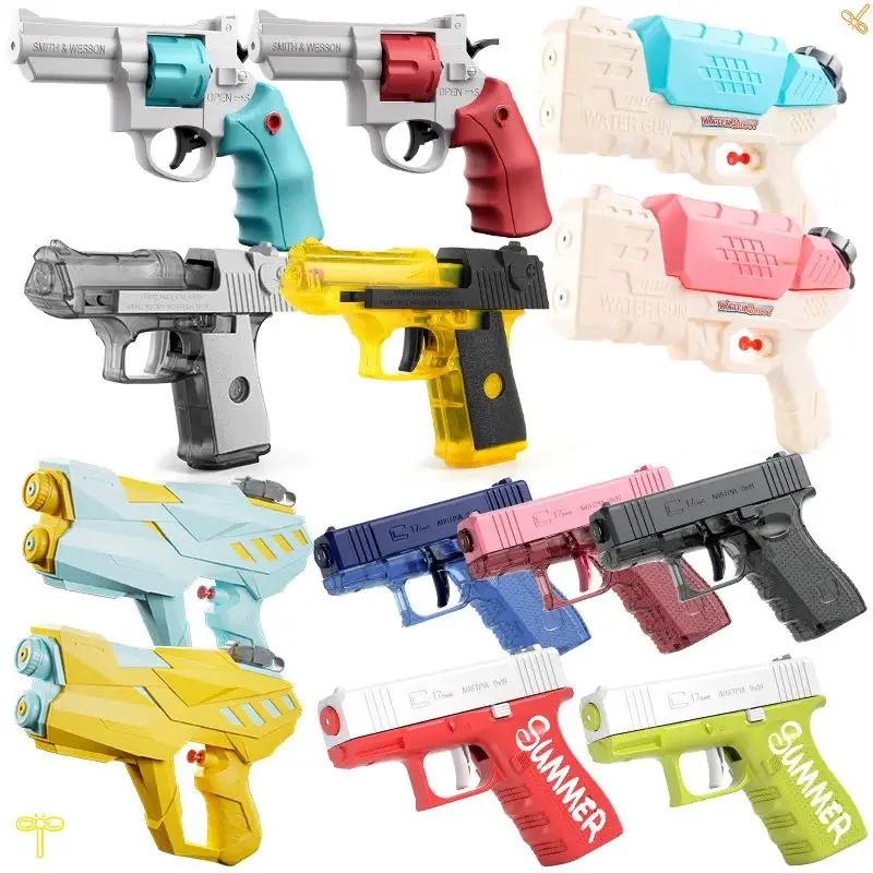 New-2024-Summer-Water-Gun-non-Electric-Pistol-Full-Automatic-Shooting ...