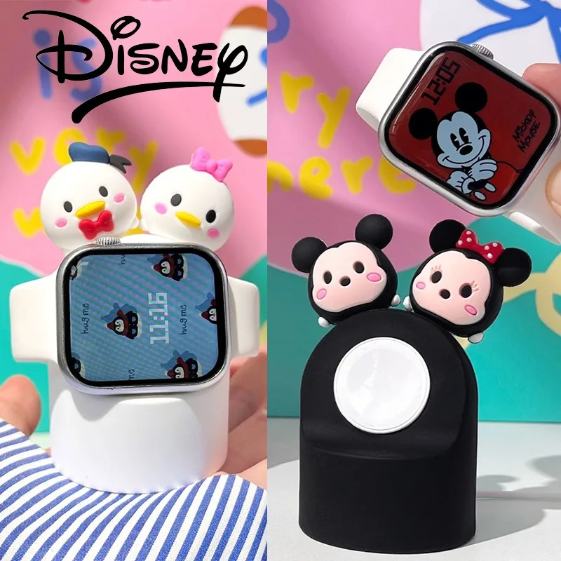 Disney Mickey Mouse Charger Stand Desktop Holder for Apple Watch 8 7 6 ...