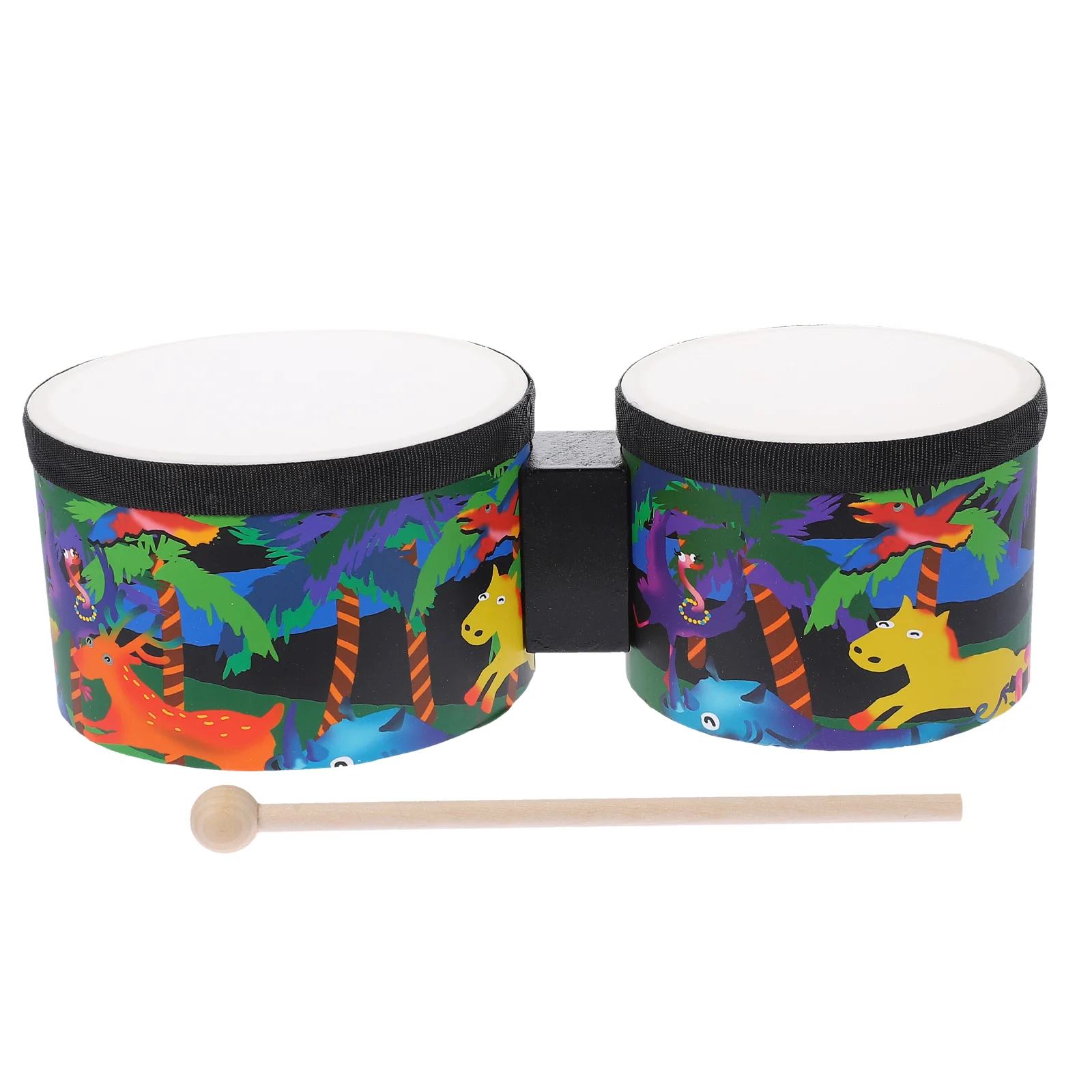 Wood-Musical-Instrument-Hand-Percussion-Instruments-Wooden-Bongos-for ...