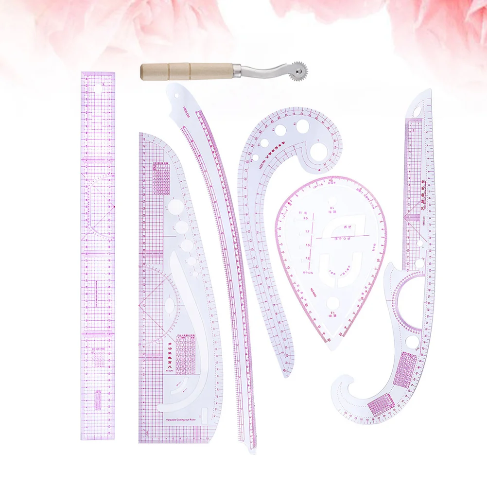 1-Set-of-7pcs-Sewing-Measuring-Rulers-Sleeve-Clothing-Curve-Cutting ...
