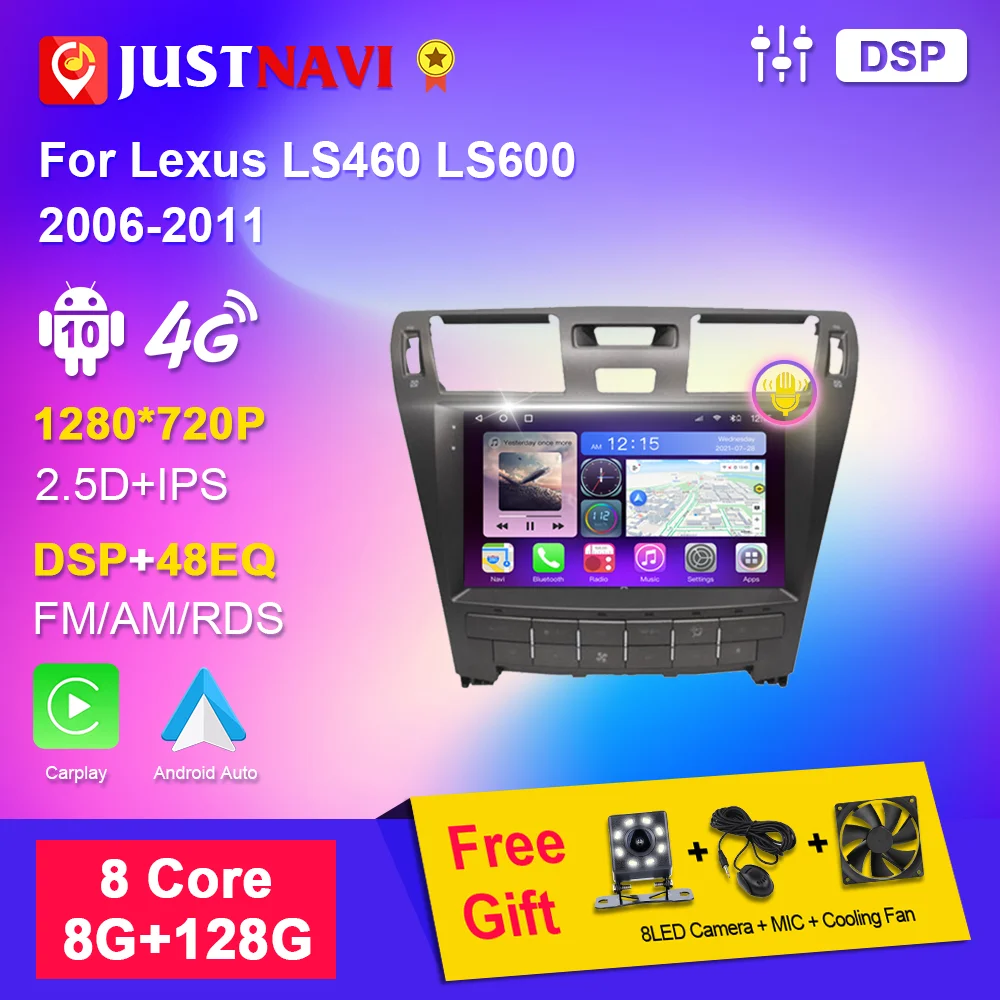 JUSTNAVI-Audio-Car-Stereo-for-Lexus-LS460-LS600-2006-2011-Car-Radio ...