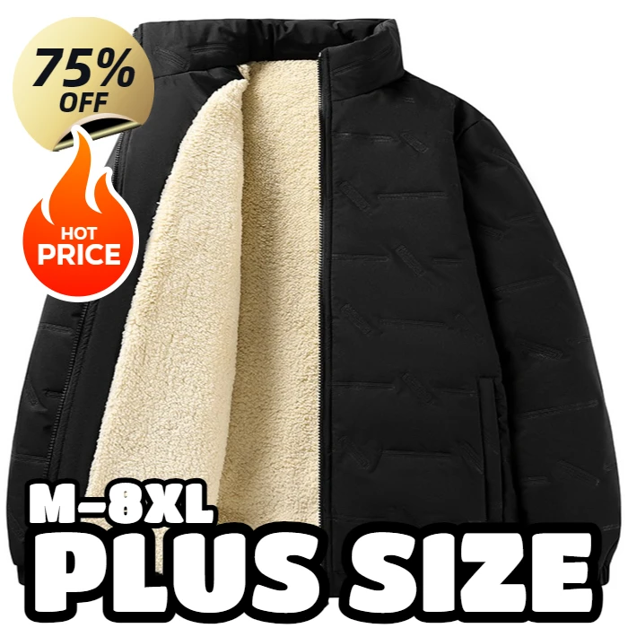 Plus Size 6XL 7XL 8XL Winter Jacket Men Thick Streetwear Casual Parkas ...