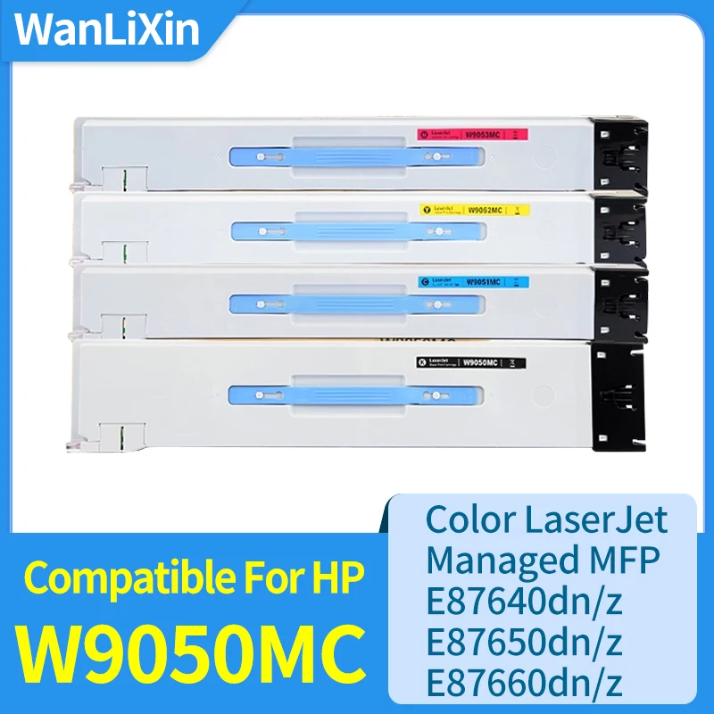1pcs New W9050MC W9051MC W9052MC W9053MC Toner Cartridge Compatible for ...