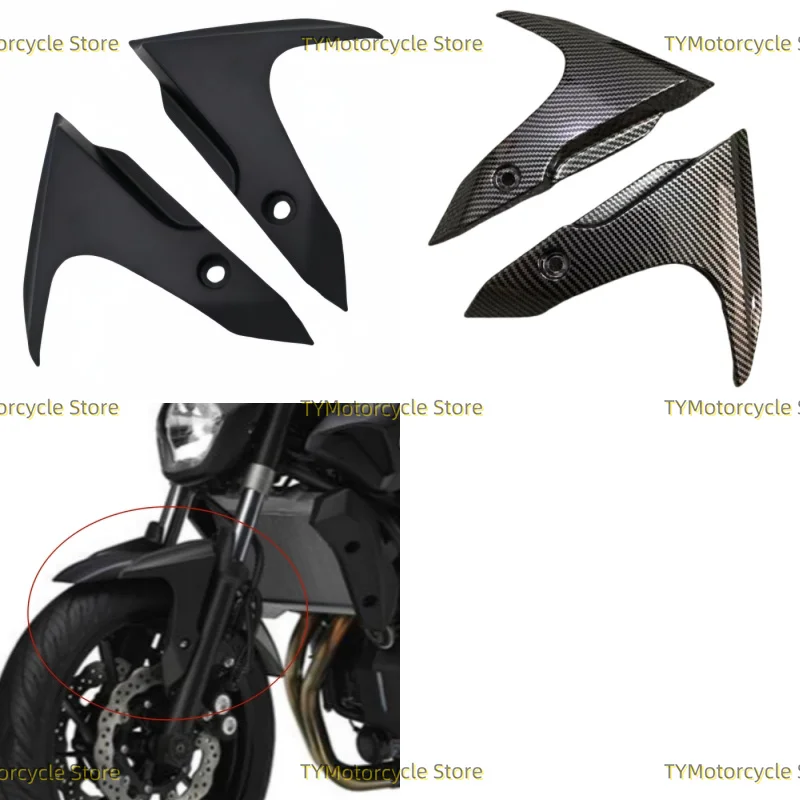 Carbon-fiber-coating-Front-Fender-Mud-Guard-Side-Fairing-Fit-For-YAMAHA ...