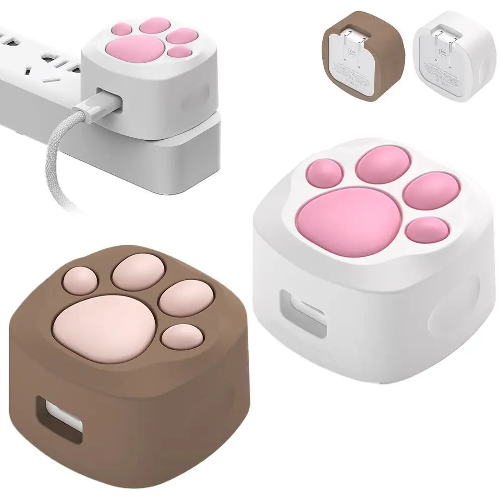 Cute Cat Paw Charging Case For IPhone 40W Charging Head Cat Paw Design ...