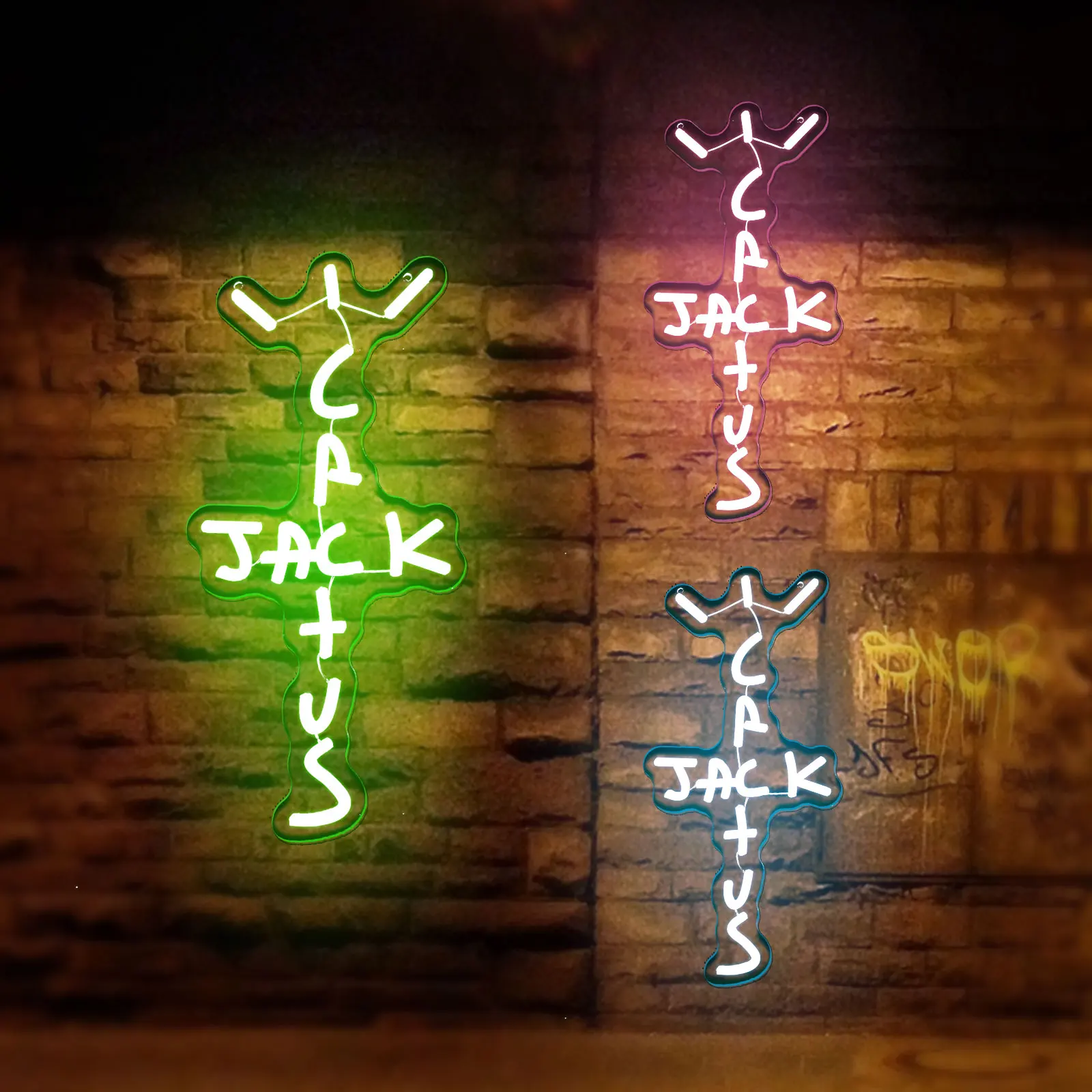 UponRay-Cactus-Jack-LED-Neon-Sign-For-Bedroom-Wall-Decor-3Colors-For ...