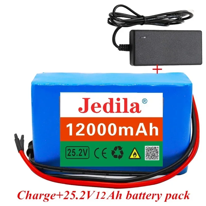 6s2p 24V 12.0Ah 18650 Lithium-ion Battery Pack 25.2v 12000mAh Lithium ...