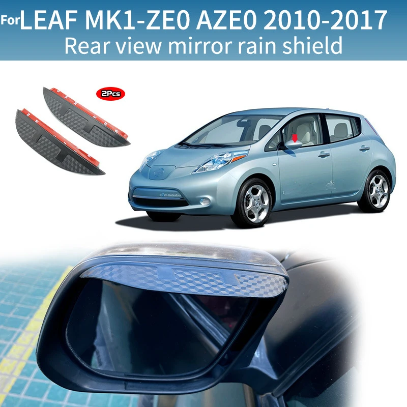 Window Visor For Nissan Leaf 2010 2017 Mk1 ze0 aze0 Accessories Car Side Window Visors Rain Eyebrow Guard Sun Visor Deflectors Awnings Shelters