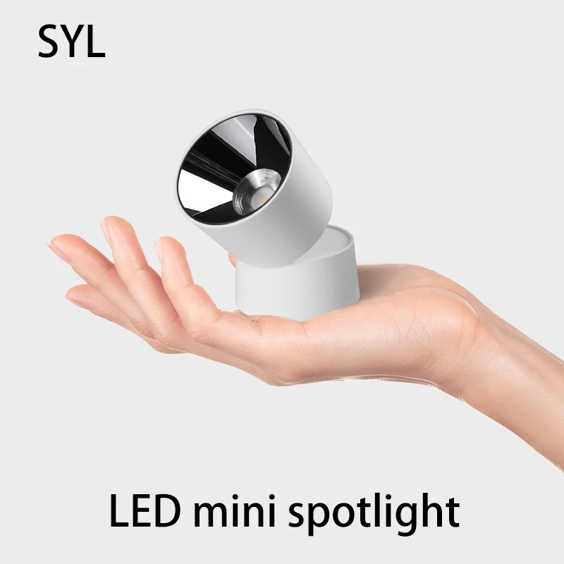 Led-Mini-Spotlights-Surface-Mounted-Spots-Light-Adjustable-Angle ...