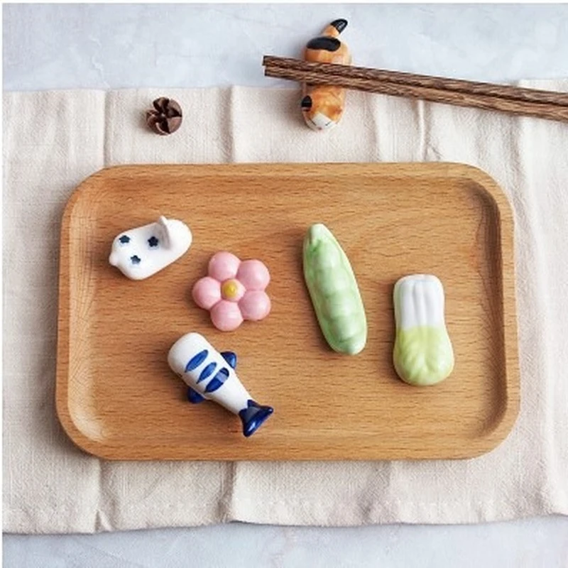 Ceramic Chopsticks Holder Rack | Spoon Chopsticks Stand Cute - Flower ...