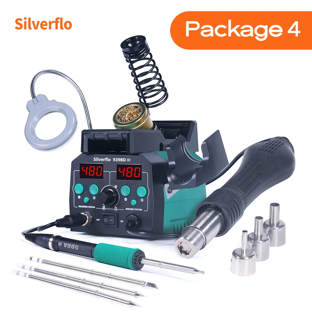 Silverflo-938BD-III-Soldering-Station-Rapid-Heating-T12-Soldering-Iron ...