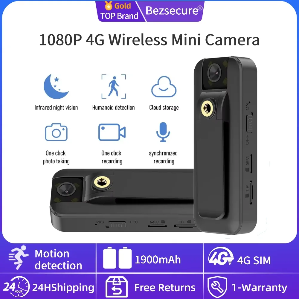1080P 4G Mini Wireless Camera High Definition Phone Remote Video ...
