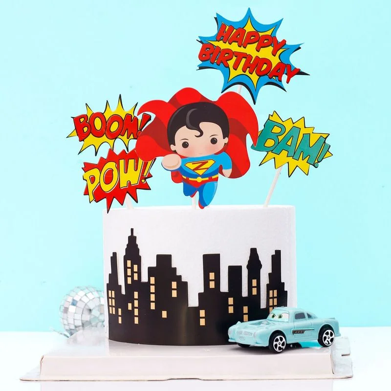 Superman Cake Topper