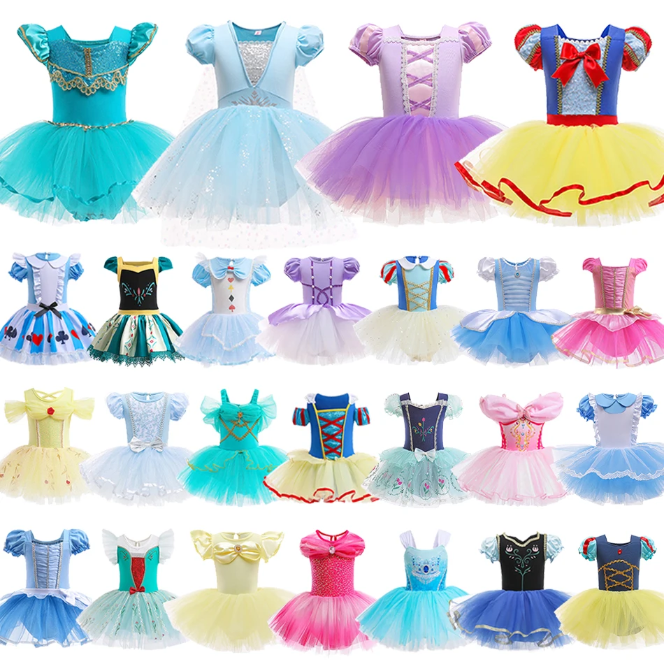 Girls-Kids-Tutu-Ballet-Dance-Dress-Princess-Cosplay-Birthday-Party-Elsa ...