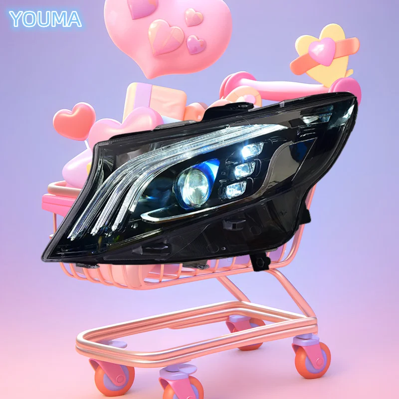 Headlight-Assembly-For-Mercedes-Benz-Vito-2014-2020-Benz-W447-V-Class ...