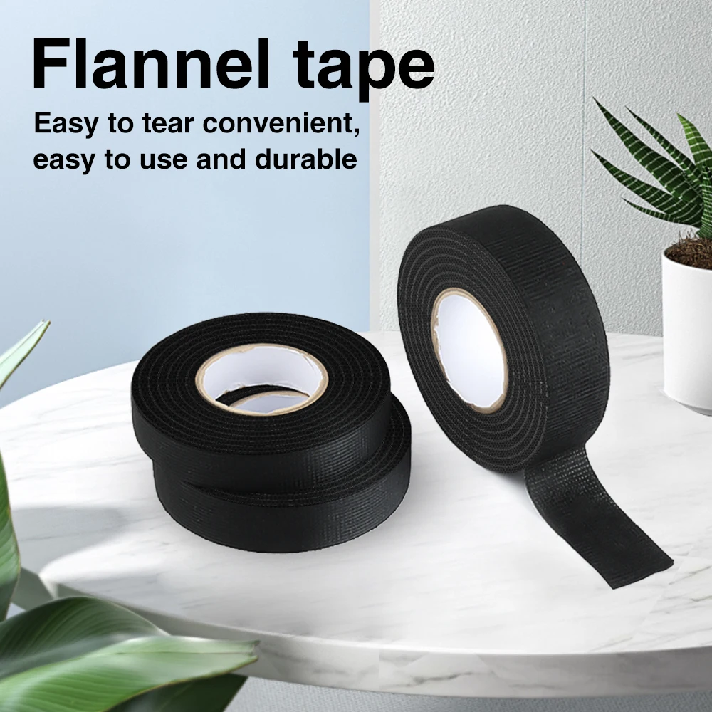 15M Heat-resistant Flame Retardant Tape Adhesive Fabric Electrical Tape ...