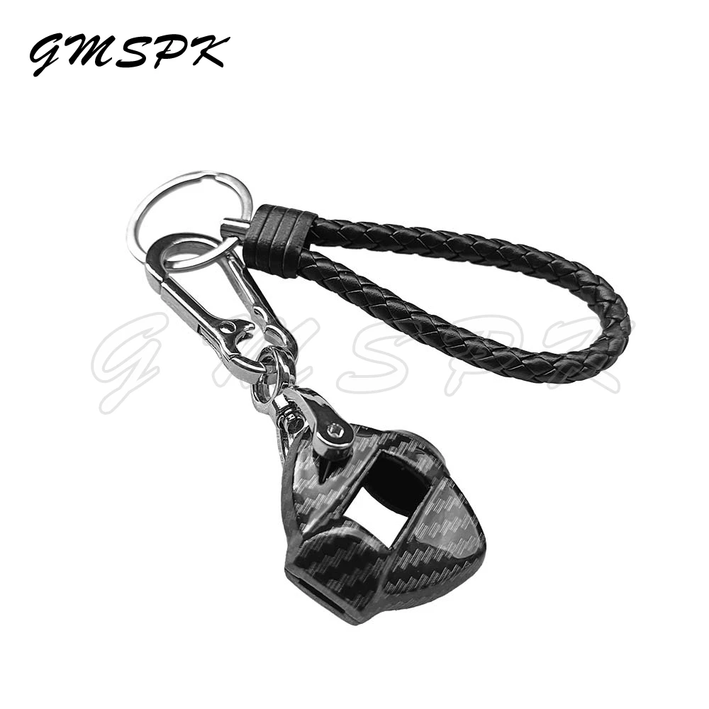 Motorcycle-Keychain-Carbon-Fiber-Pattern-Keys-Protective-Case-Cover-Fit ...