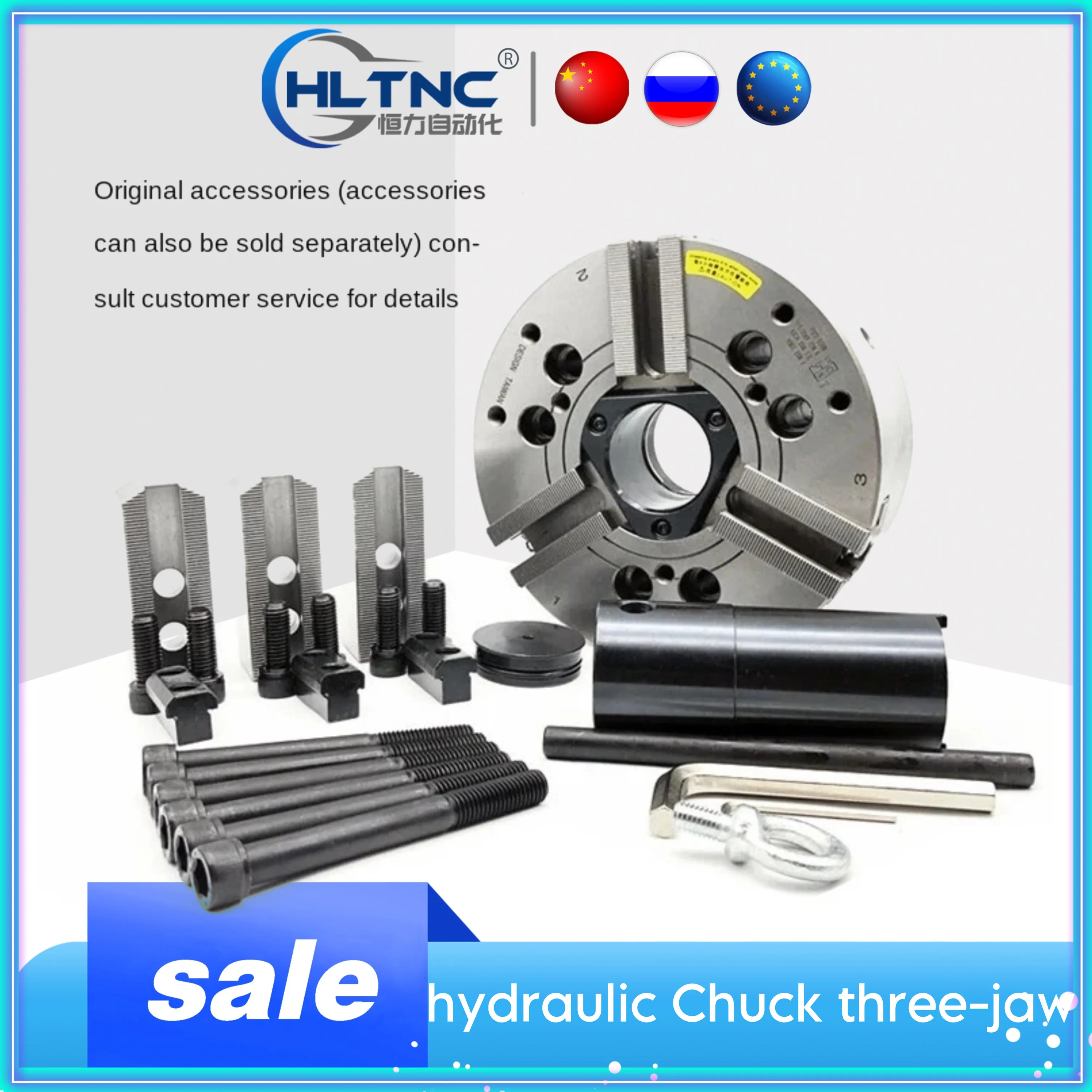 Taiwan-SanchuanSWACHUAWRigid-body-hollow-hydraulic-Chuck-three-jaw ...