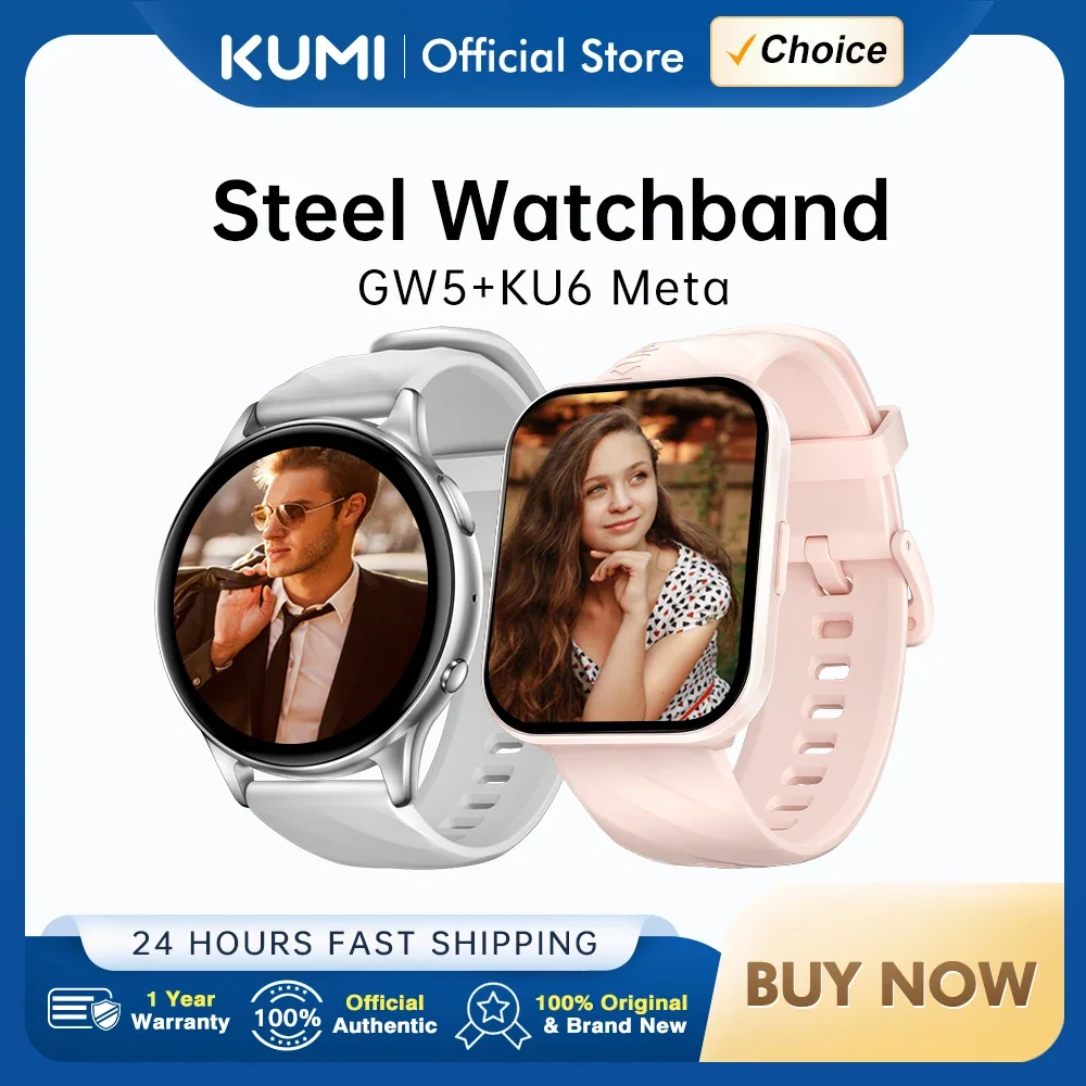 KUMI-GW5-KU6-Meta-Smart-Watch-Bluetooth-call-Waterproof-100-Exercise-Heart-Rate-Blood-Pressure ...