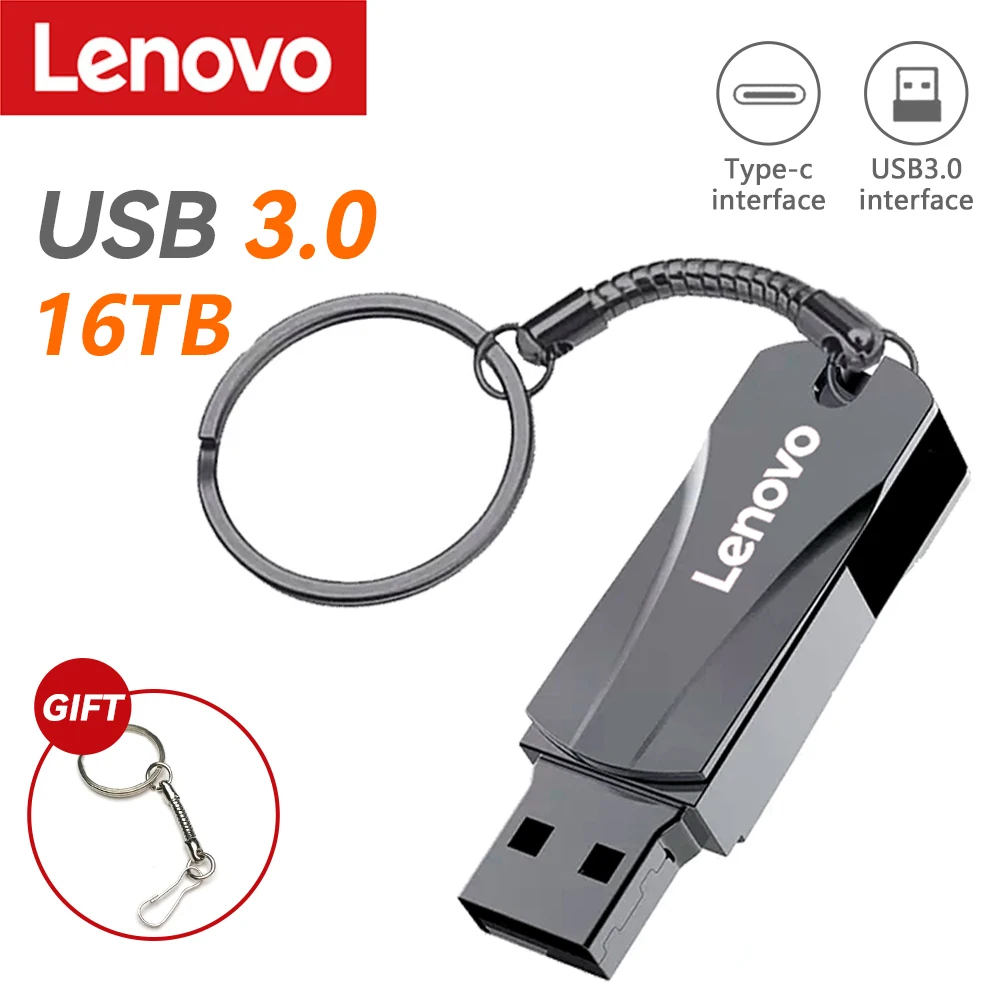 Lenovo-High-Speed-Metal-Flash-Drives-Unidade-USB-Port-til-Disco-de-Mem ...