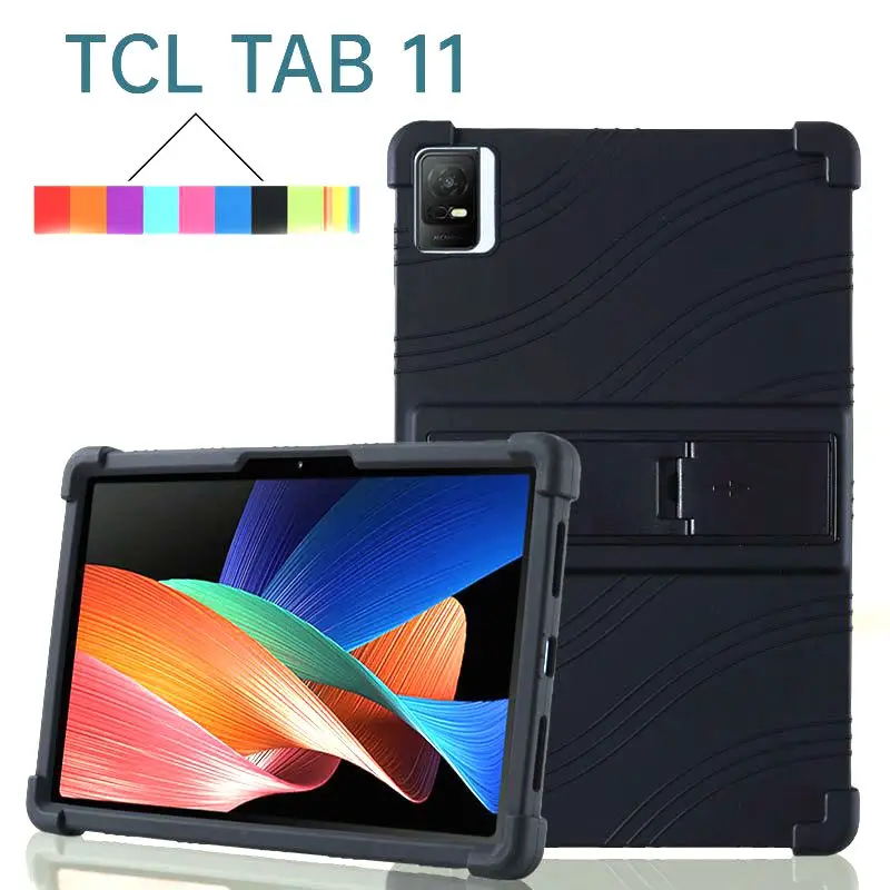 Shockproof Silicone Tablet Case with Stand for TCL NXTPaper Tab 11 ...