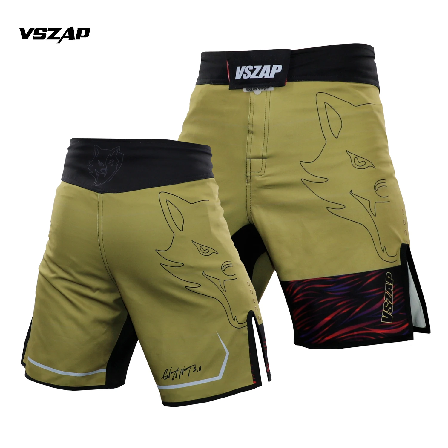 VSZAP-Performance-MMA-Short-Boxe-Boxeo-Shorts-Sports-Training-And ...