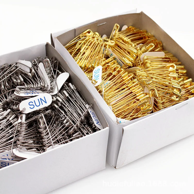 1728pcs-High-Quality-Safety-Pins-Paper-Clip-DIY-Sewing-Tools-Gold ...