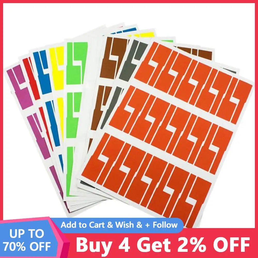 5-PCS-A4-Cable-Labels-Sticker-Cable-Label-Sticker-Wire-Marking-Cable ...