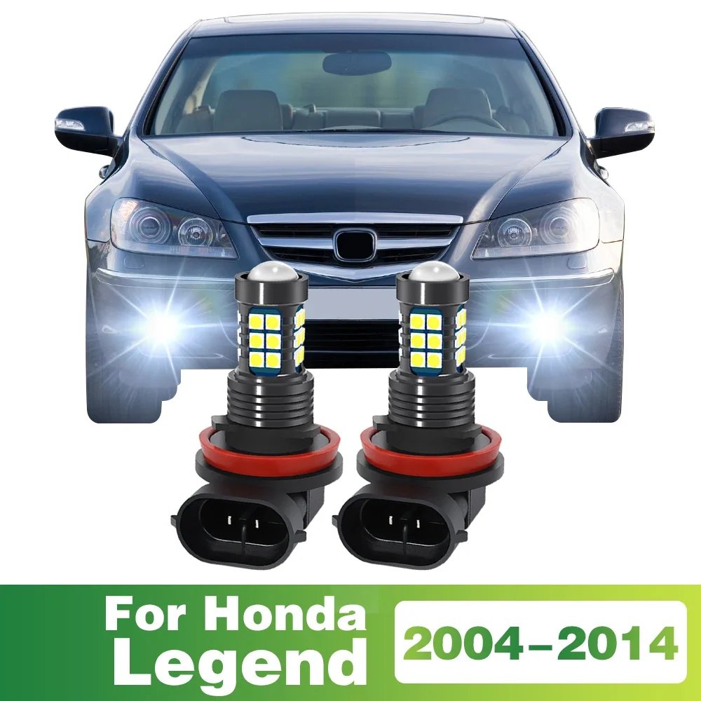 2X-LED-Front-Fog-Lamp-Car-Light-Bulbs-Accessories-For-Honda-Legend-2004 ...