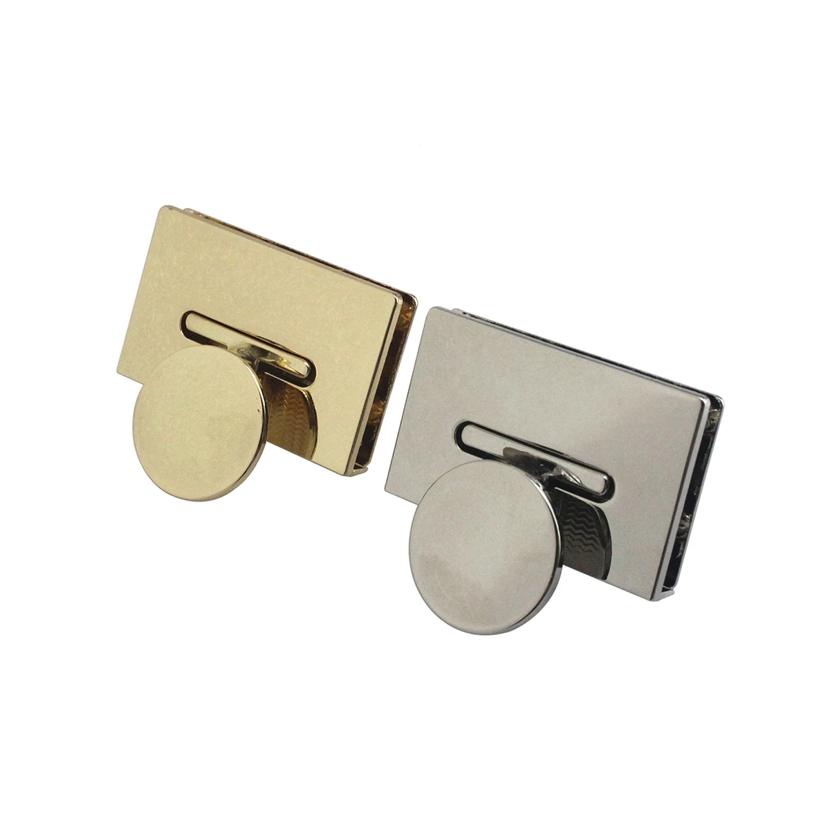 1x-Metal-Rectangle-Push-Lock-Turn-Lock-Bag-Briefcase-Spring-Lock-Snap ...