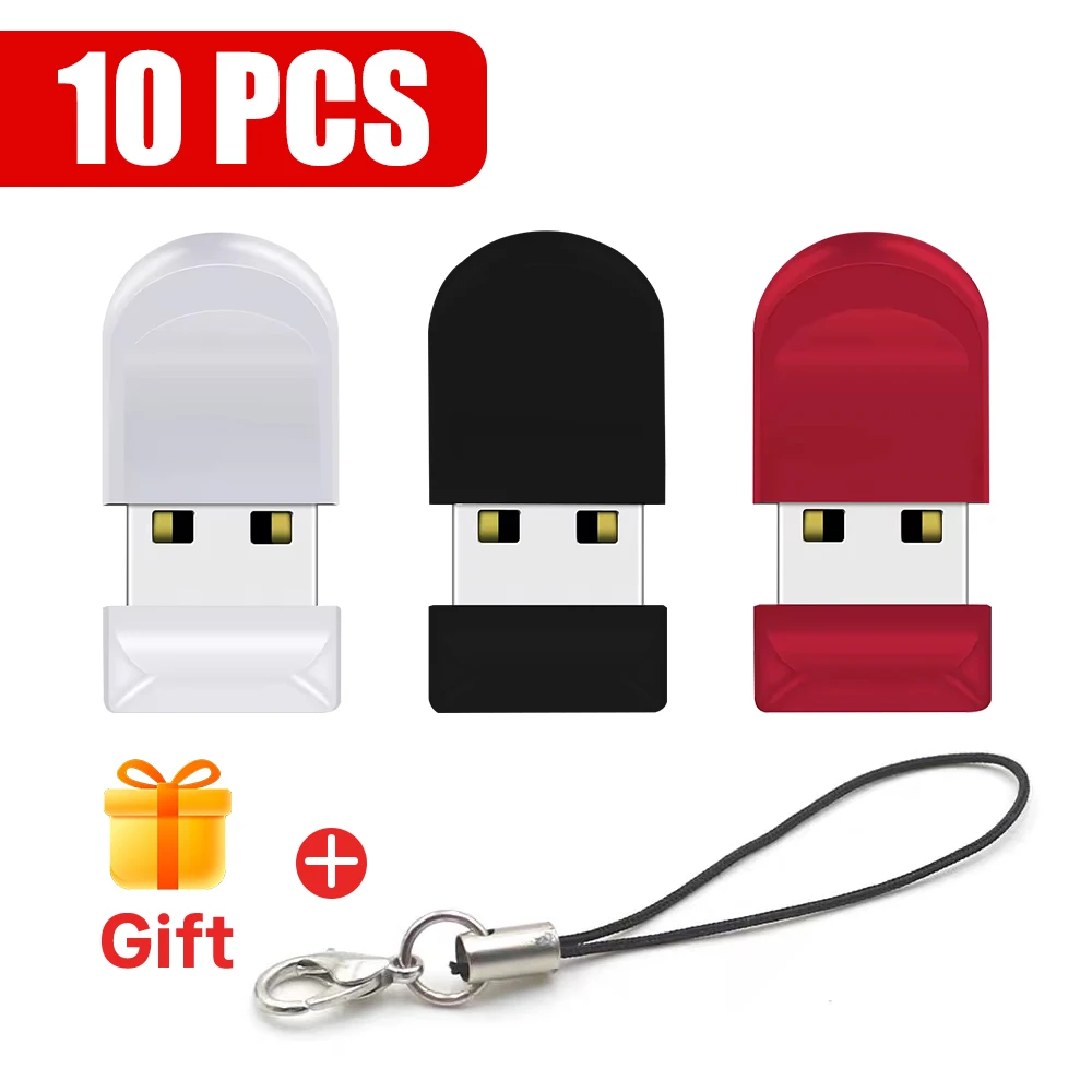 10 PCS/Lot Mini High-speed High capacity USB Flash Drives 64GB Pen ...