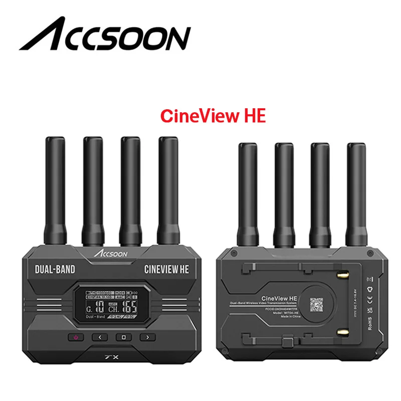HDMI Accsoon CineView HE Wireless Camera Transmitter Receiver Kit Type ...