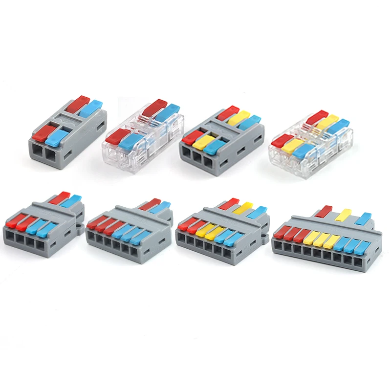 Fast-Wire-Cable-Connector-Universal-Compact-Conductor-2-3-Pin-Push-in ...