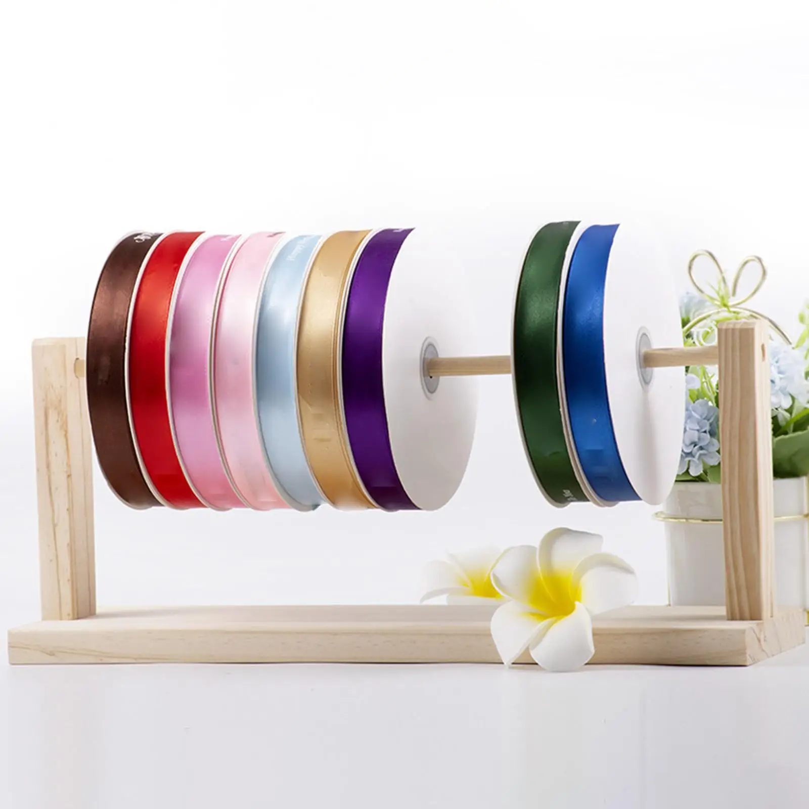 Ribbon-Organizer-Tabletop-Dispenser-Yarn-Bobbins-Holder-Crafts ...