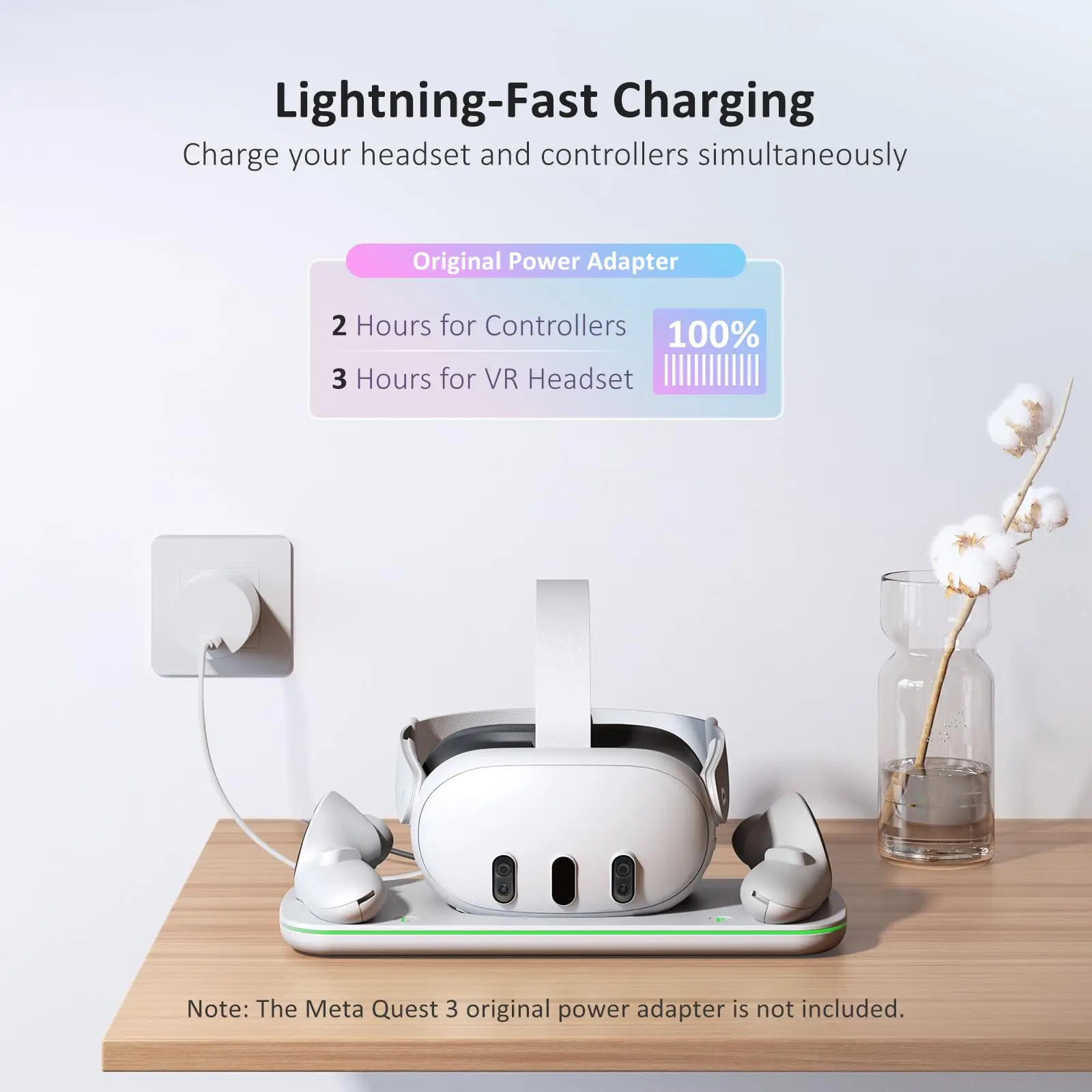 Charging-Dock-for-Meta-Quest-3-VR-Charging-Station-with-LED-Light-for ...