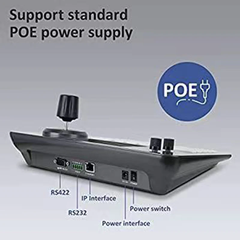 Helian POE Network PTZ Keyboard Controller 4D Joysticker Control PTZ 5 ...