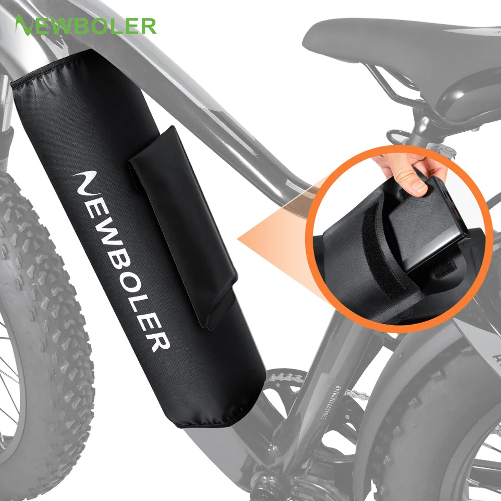 NEWBOLER Electric Bike Battery Cover Thick Weatherproof Dust Dustproof ...