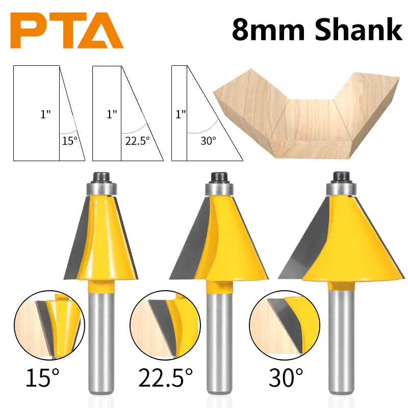 PTA-8MM-15-22-5-30-Degree-Chamfer-Bevel-Edging-Router-Bit-Woodworking ...