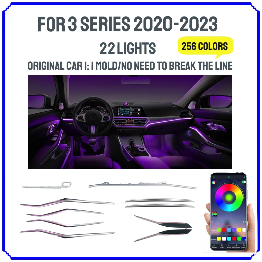 Gialulimn-Led-Ambient-Light-for-3-Series-G20-G28-M3-320D-330i-340I-2020 ...