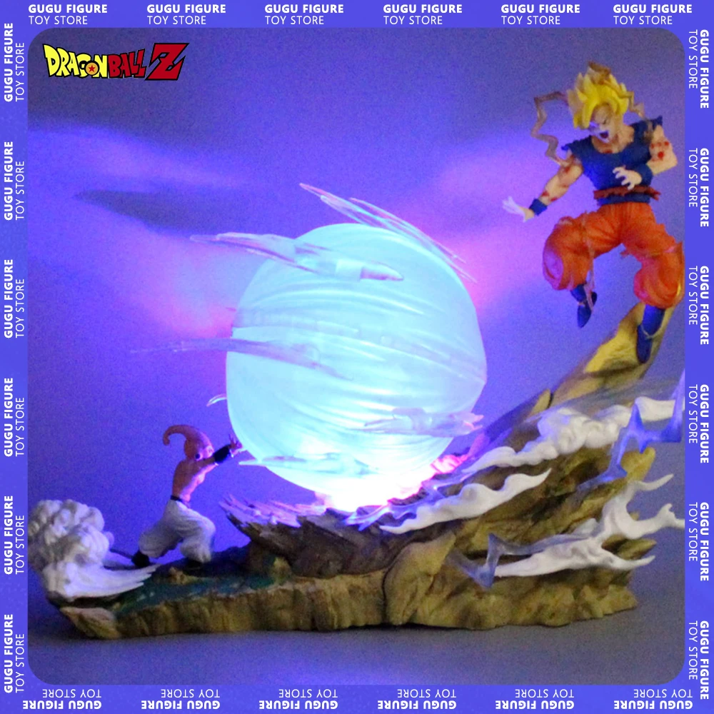 22cm-Dragon-Ball-Z-Anime-Figure-Son-Goku-Vs-Buu-Battle-Goku-Figure-Gk ...