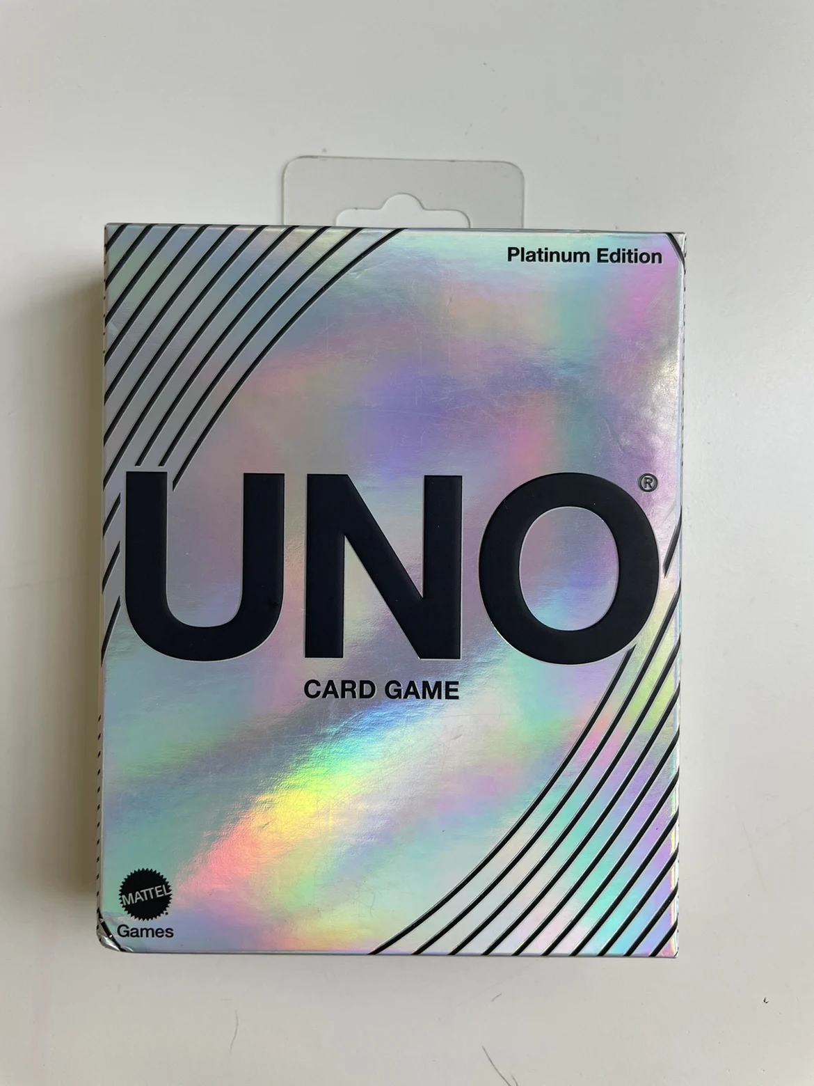 Juego de cartas original Uno Stranger Things Ultimate Platinum Light ...