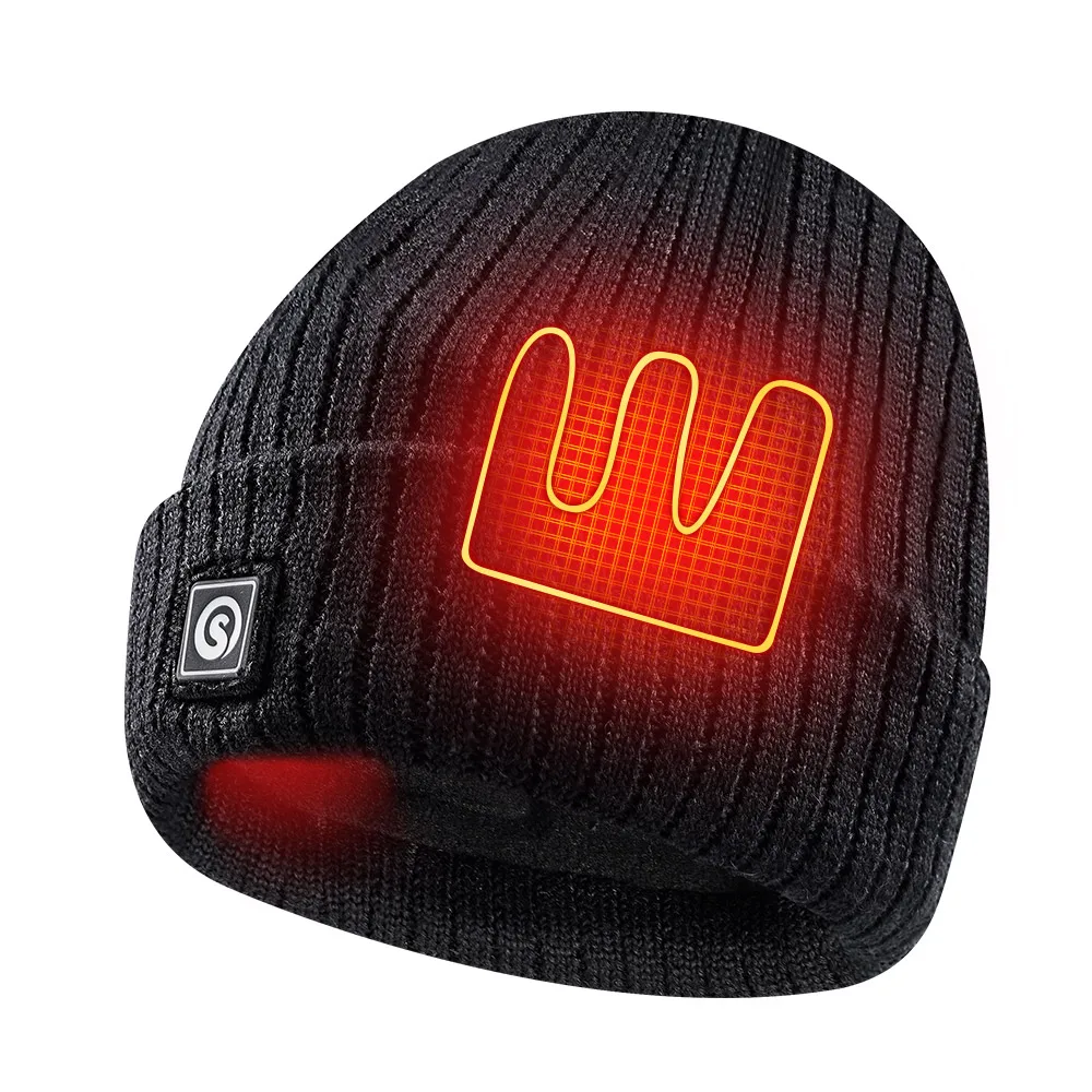 Savior Heat Heated Knitting Beanies Women Electric Heating Winter Warm ...