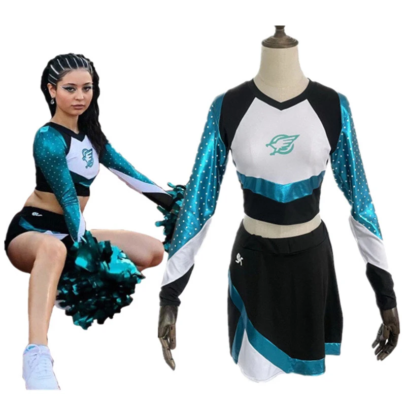 Euphoria Cheerleader Uniform Maddy Perez Outfit High School Girls Women ...