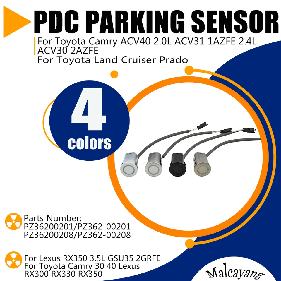 New PDC Parking Sensor Car Reverse Sensor For Toyota Camry Land Cruiser ...