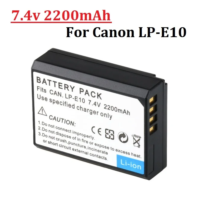 Bateria-da-c-mera-para-Canon-2200mAh-LP-E10-LPE10-LP-E10-EOS-1100D ...