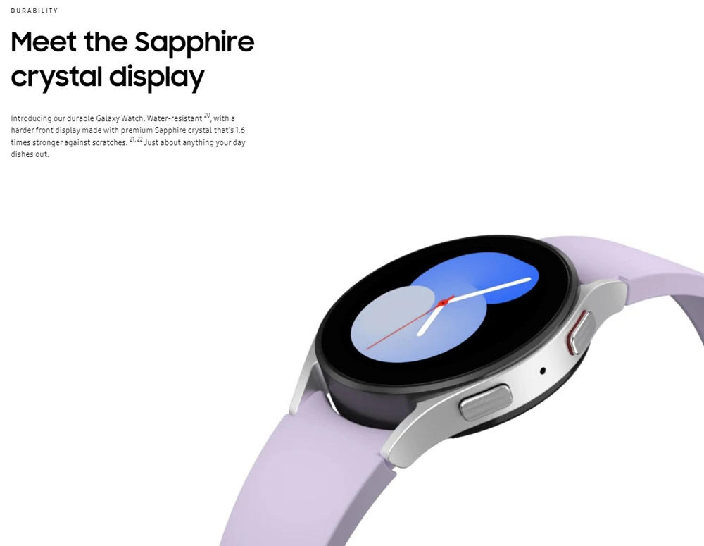 Samsung Galaxy Watch 5 44mm Reloj Inteligente BT SM-R910 - Blanco ...