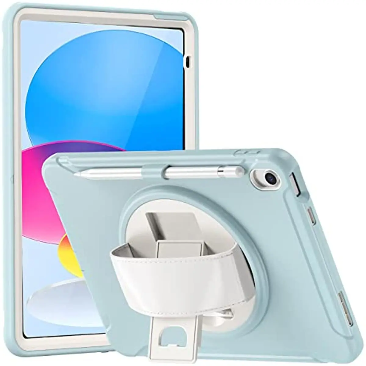 For-IPad-10th-Generation-10-9-Inch-Case-2022-with-Pencil-Holder-360 ...
